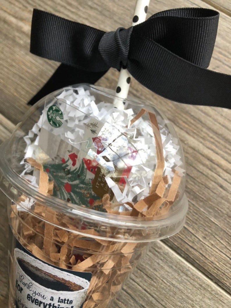 Coffee Gift Card Holder Teacher Appreciation Thank You Gift | Etsy