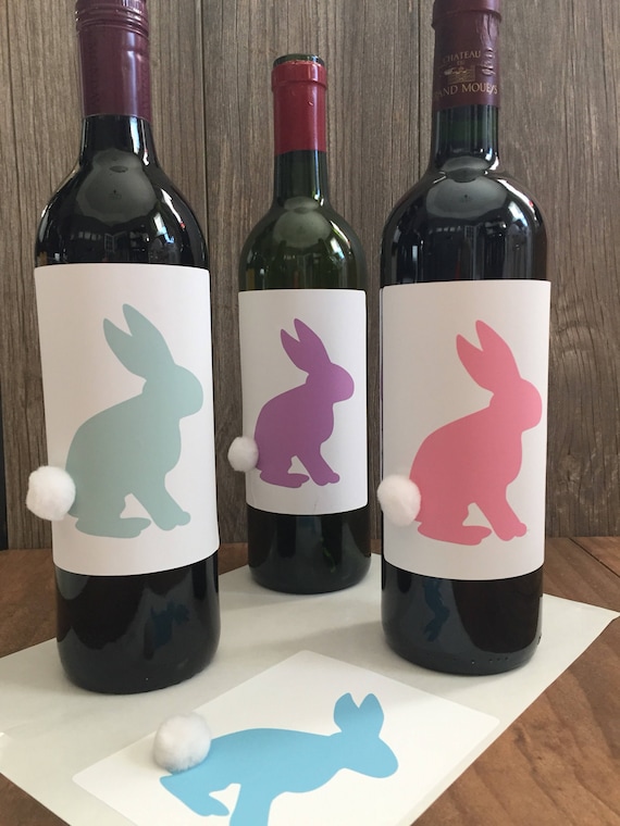 Easter Bunny Wine Bottles