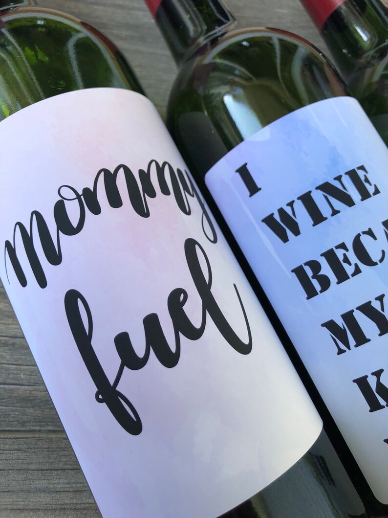 Mother's Day Gift New Mom Wine Gift Mommy Wine Labels | Etsy