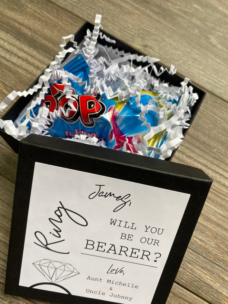 Ring Bearer Proposal Will You Be My Ring Bearer Ring - Etsy