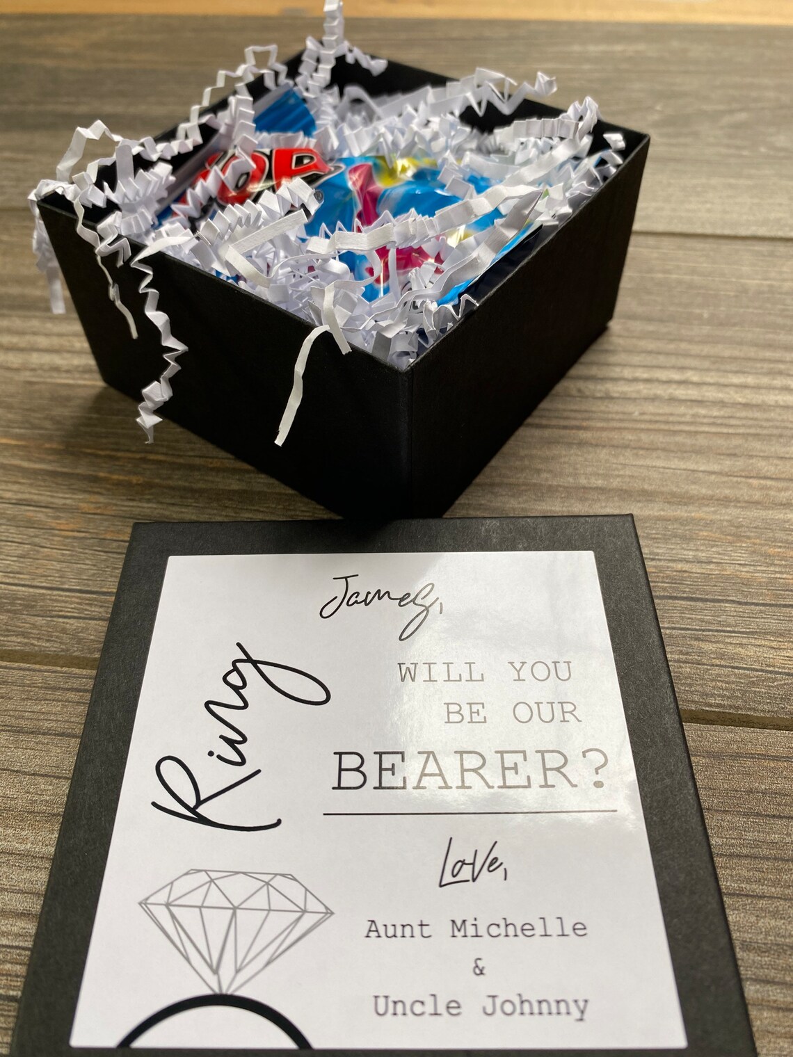 Ring Bearer Proposal Will You Be My Ring Bearer Ring - Etsy