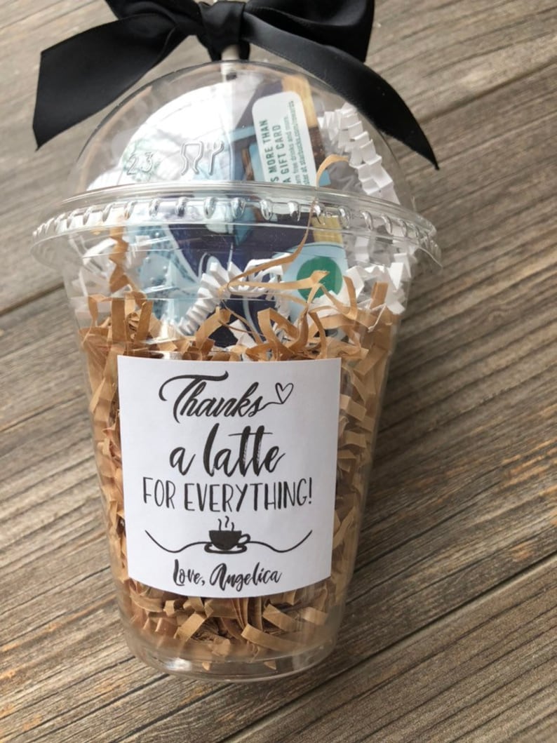 Coffee Gift Card Holder Teacher Appreciation Thank You Gift - Etsy