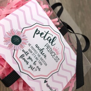 Will You Be My Proposal Flower Girl Proposal Box, Personalized Mini ...