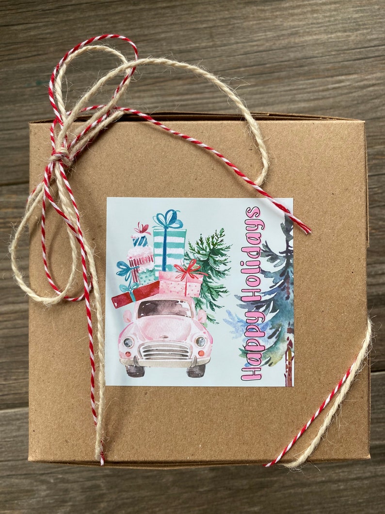 Christmas Cookies Stickers, Holiday Wine Labels, Hostess Gift for the ...