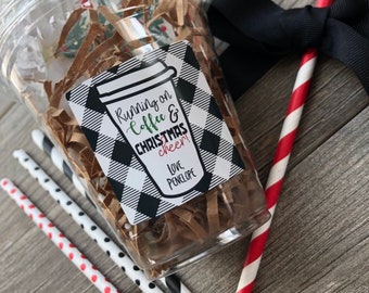 Christmas Coffee Gift Card Holders Teacher Holiday Gift | Etsy