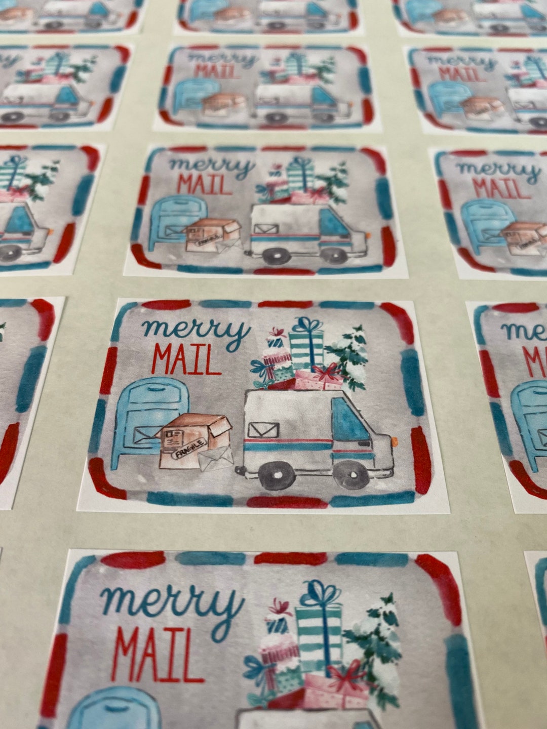 Merry Mail Packaging for the Holidays, Business Packaging - Etsy