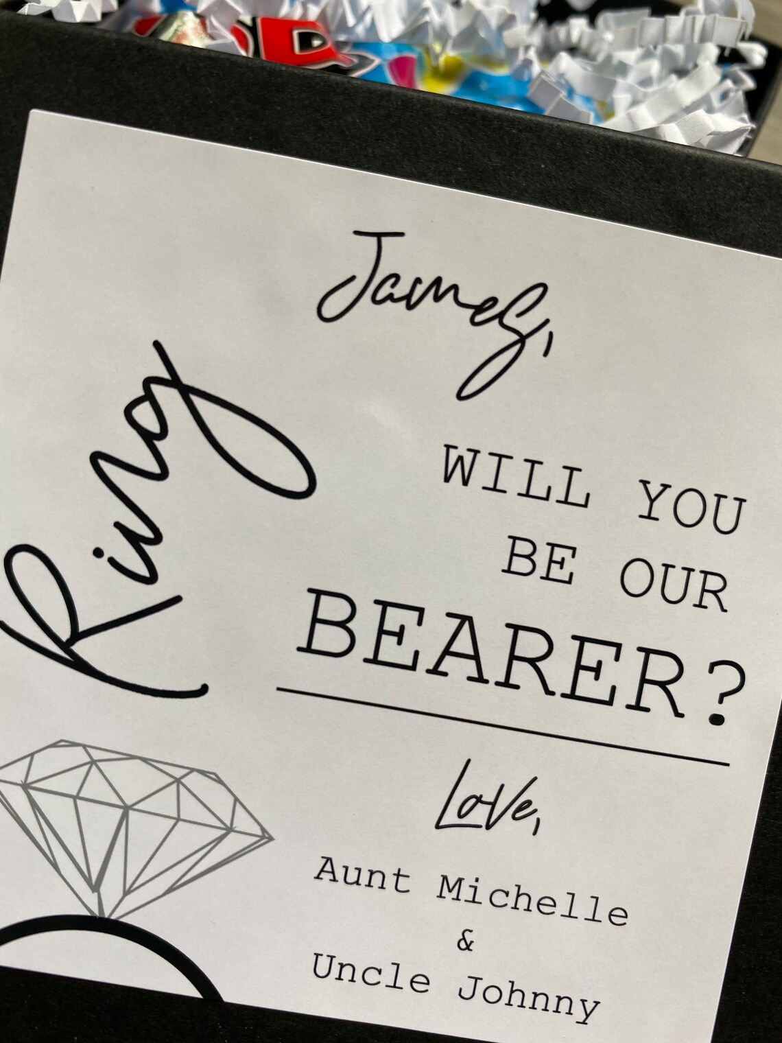 Ring Bearer Proposal Will You Be My Ring Bearer Ring - Etsy