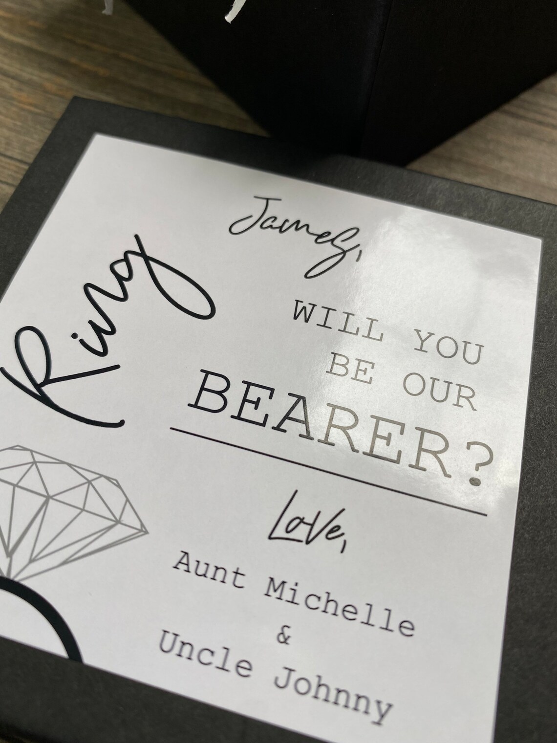 Ring Bearer Proposal Will You Be My Ring Bearer Ring - Etsy