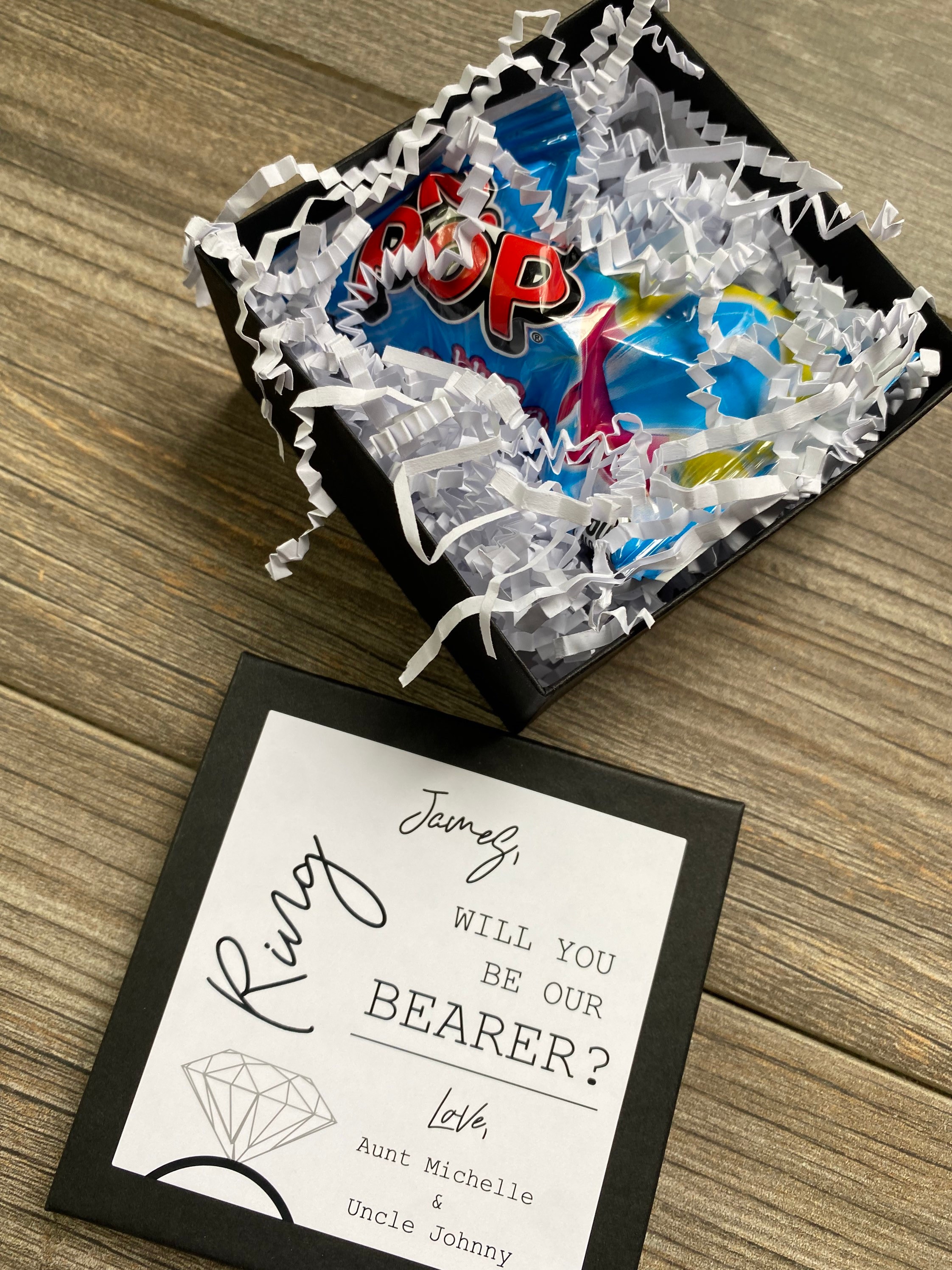 Ring Bearer Proposal Will You Be My Ring Bearer Ring - Etsy