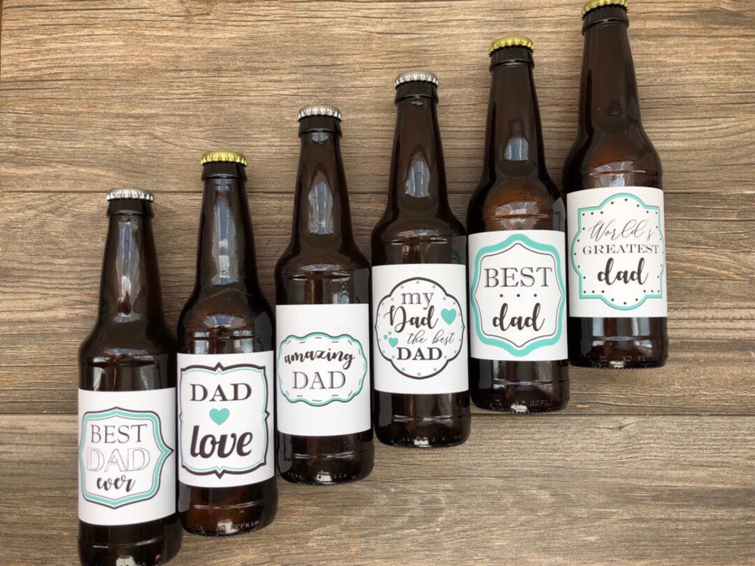 Dads Brew Beer Labels, Fathers Day Gift, Baby Shower Gift for Dad - Etsy