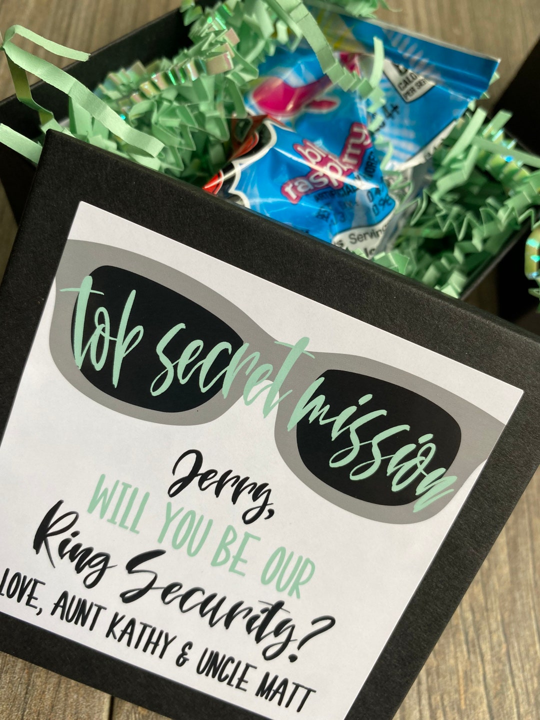 Ring Bearer Proposal Box, Will You Be Our Ring Bearer?, Gifts for Ring ...