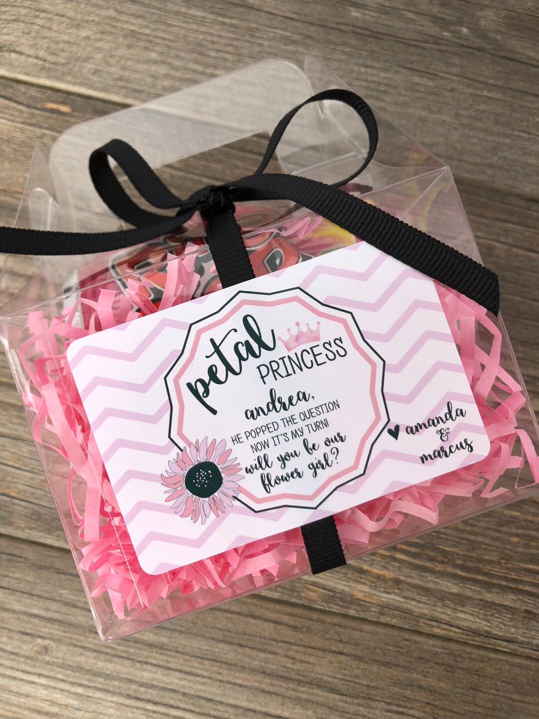 Will You Be My Proposal Flower Girl Proposal Box, Personalized Mini ...