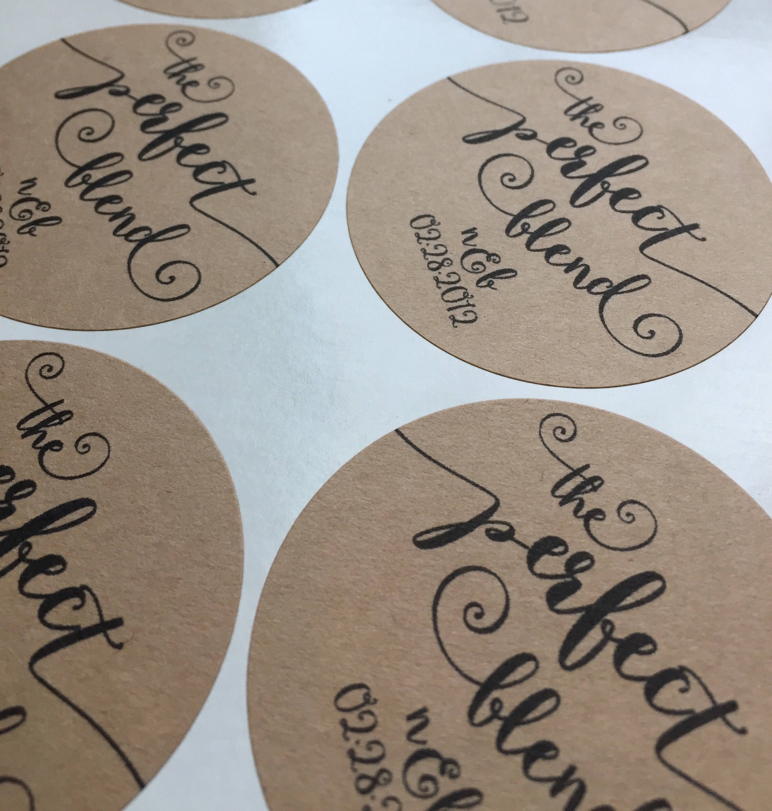 Perfect Blend Perfect Blend Sticker Coffee Favor Coffee - Etsy