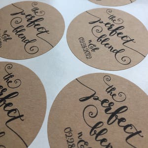 Perfect Blend, Perfect Blend Sticker, Coffee Favor, Coffee Sticker ...