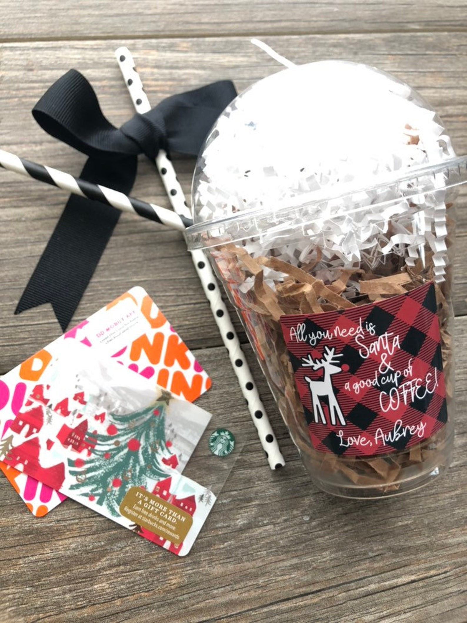 Christmas Coffee Gift Card Holders Stocking Stuffer Teacher - Etsy