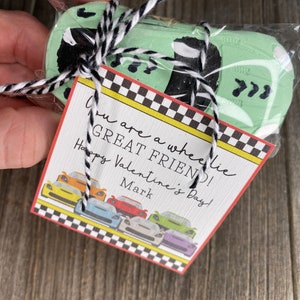 Kids Valentine's Day Cards Car Sidewalk Chalk, Kids Valentine Favors ...