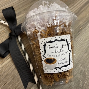 Coffee Cup Gift Card Holder, Teacher Appreciation, Thank You Gift ...