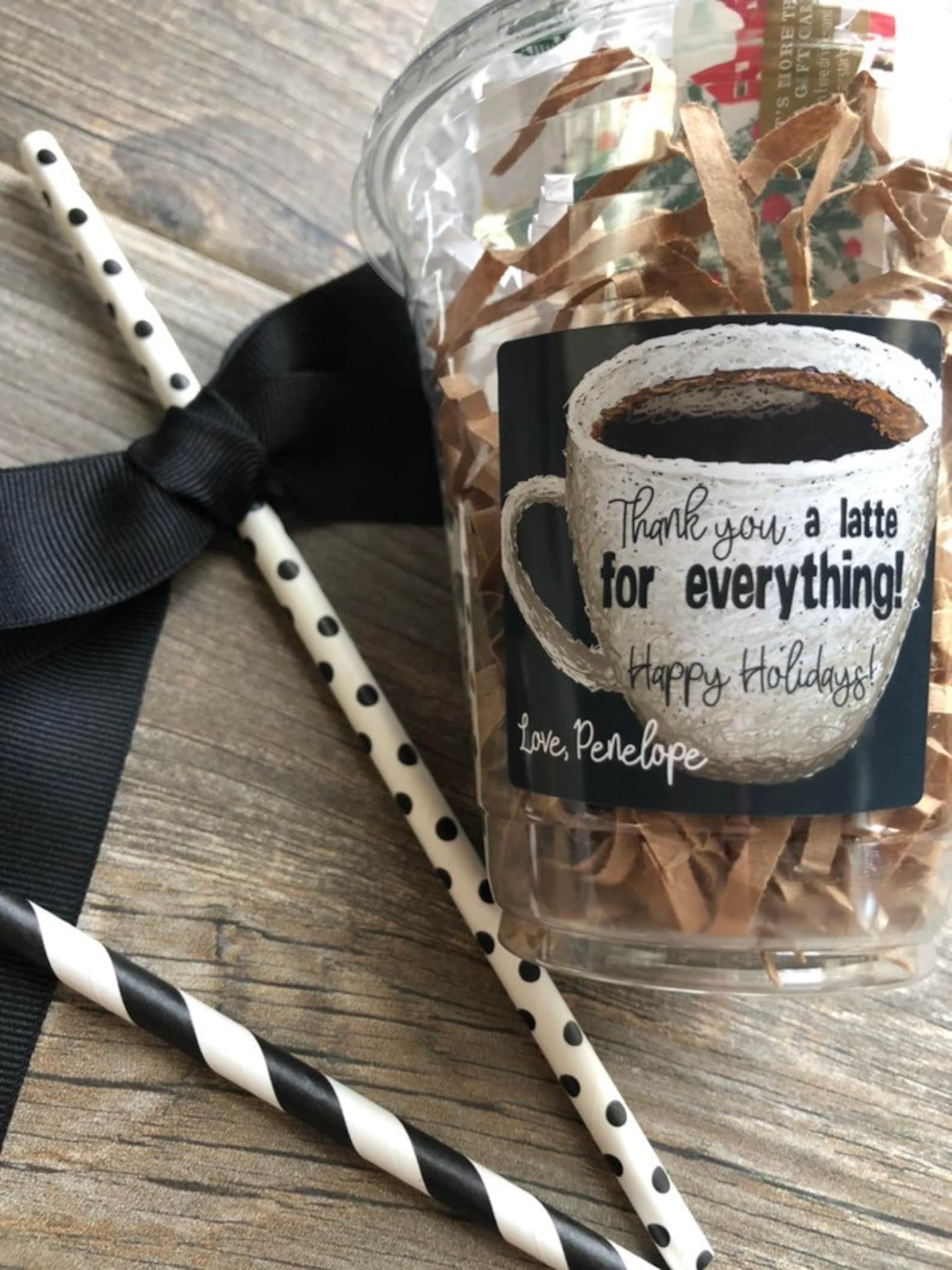 Coffee Gift Card Holder Teacher Appreciation Thank You Gift | Etsy