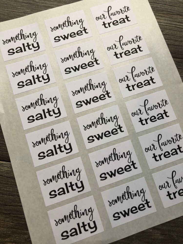 Something salty something sweet and our favorite treat | Etsy
