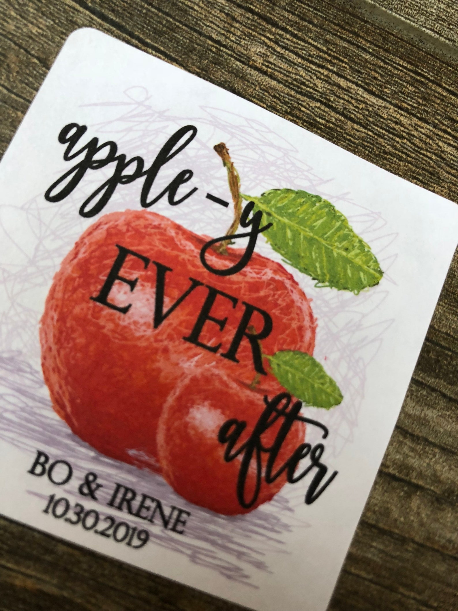 Apple-y Ever After Apple Favors Fall Wedding Favors Apple | Etsy
