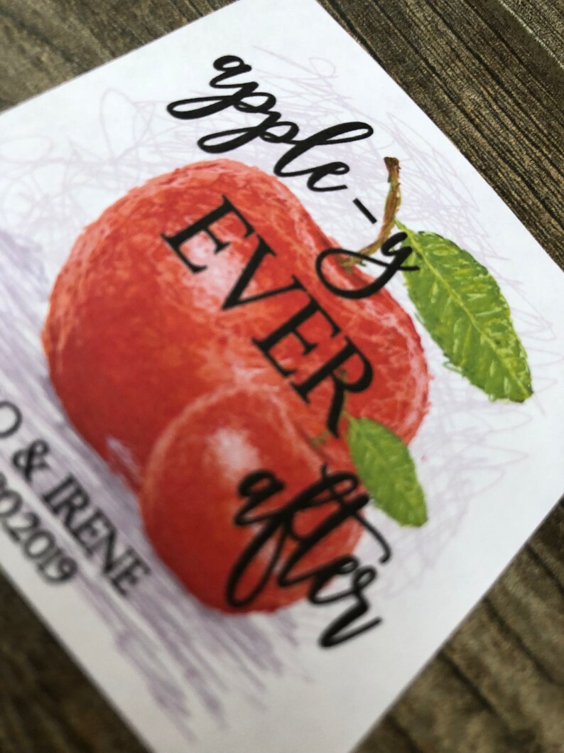 Apple-y Ever After Apple Favors Fall Wedding Favors Apple | Etsy