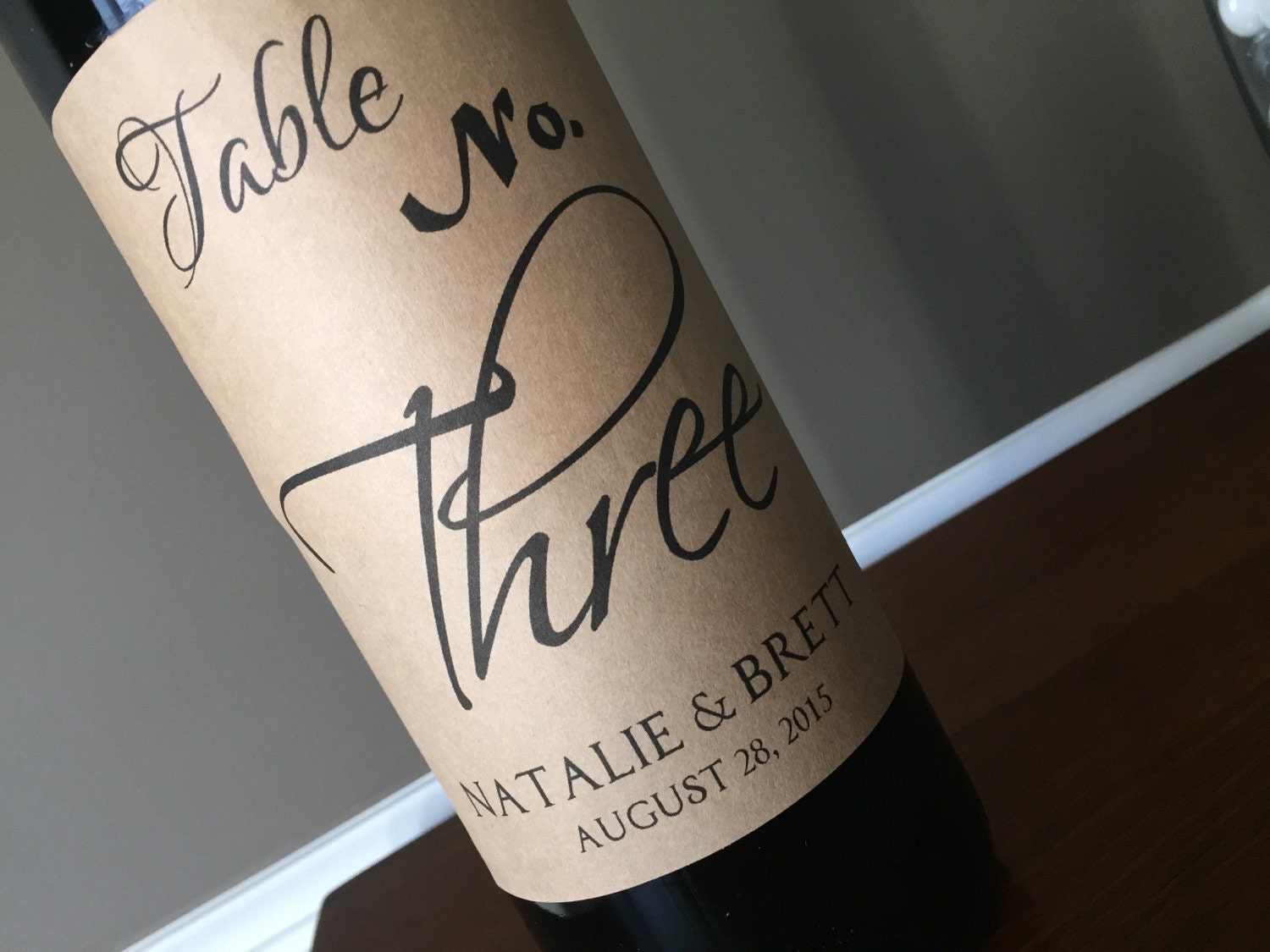 Wedding Wine Labels Wine Labels Wedding Table Numbers Wine - Etsy