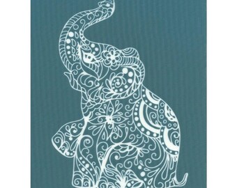 Elephant stencil | Etsy
