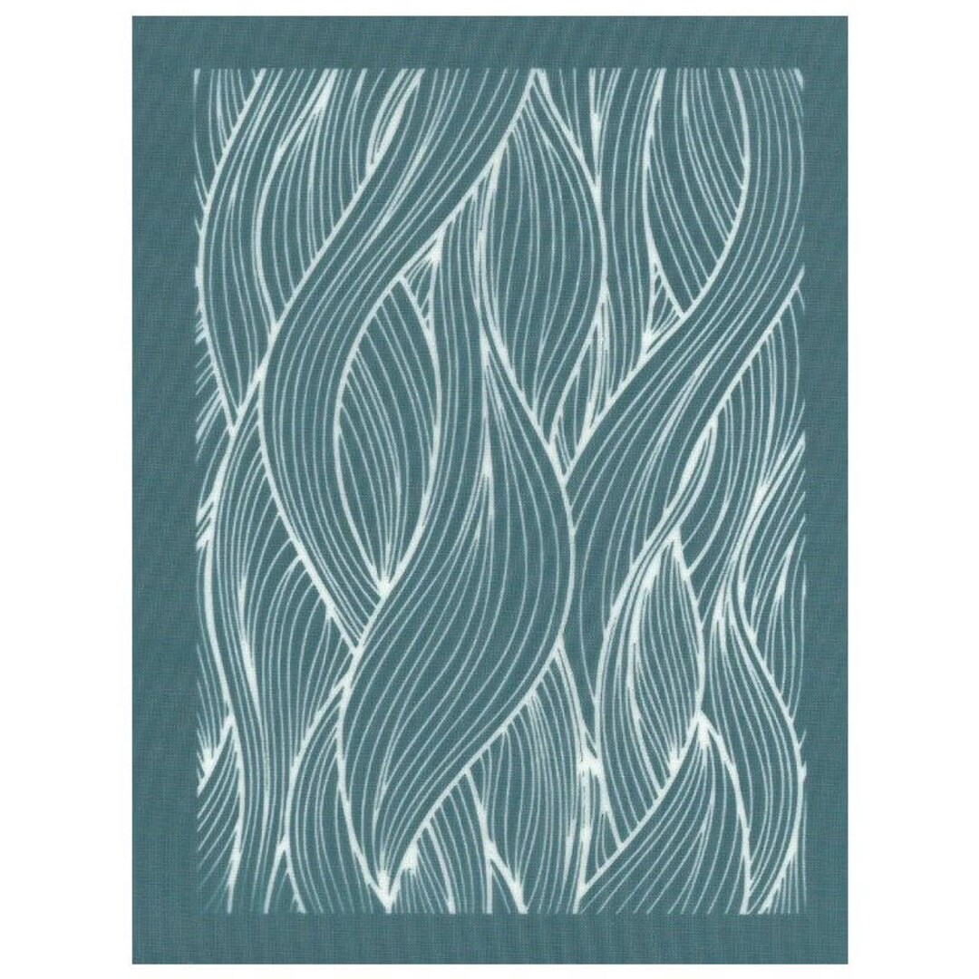 DIY Silk Screen Printing Stencil Interweaving Waves for - Etsy