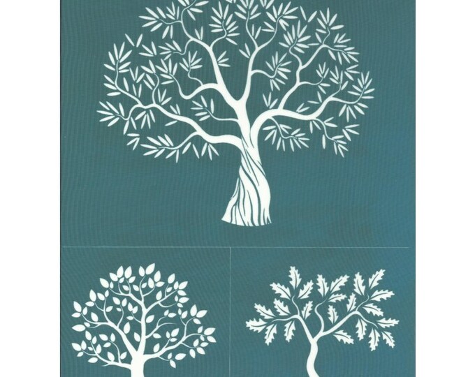 Silk Screen Printing Design Stencil, Tree Collection, for Polymer Clay ...