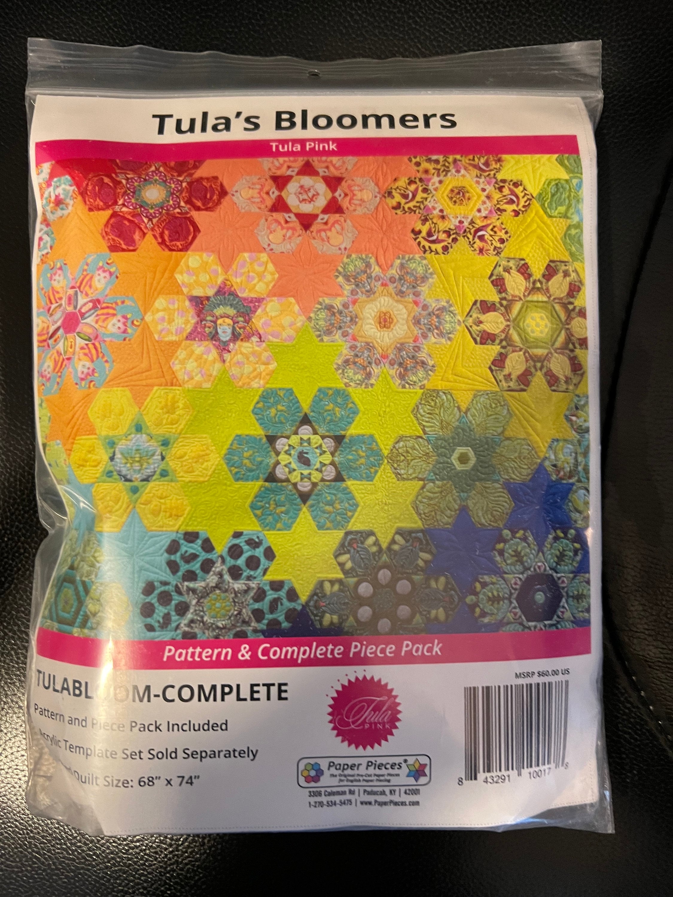 Tula's Bloomers EPP Papers, Templates and Pattern Pack English Paper ...