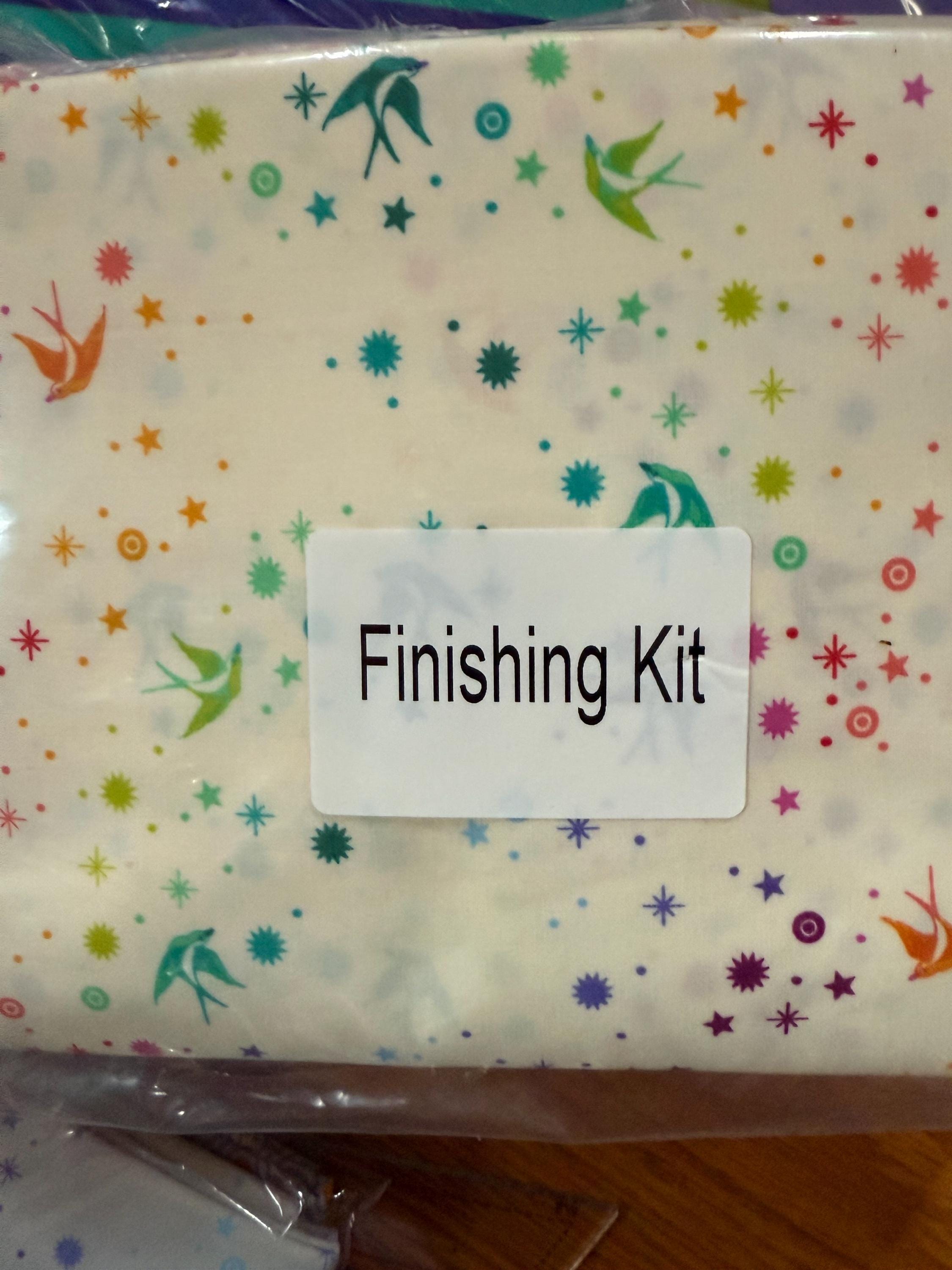 Tula Pink Nebula Block of the Month Kit With King Extention and Rulers ...