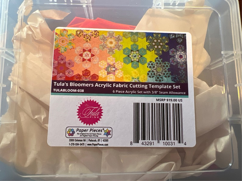 Tula's Bloomers EPP Papers, Templates and Pattern Pack English Paper ...