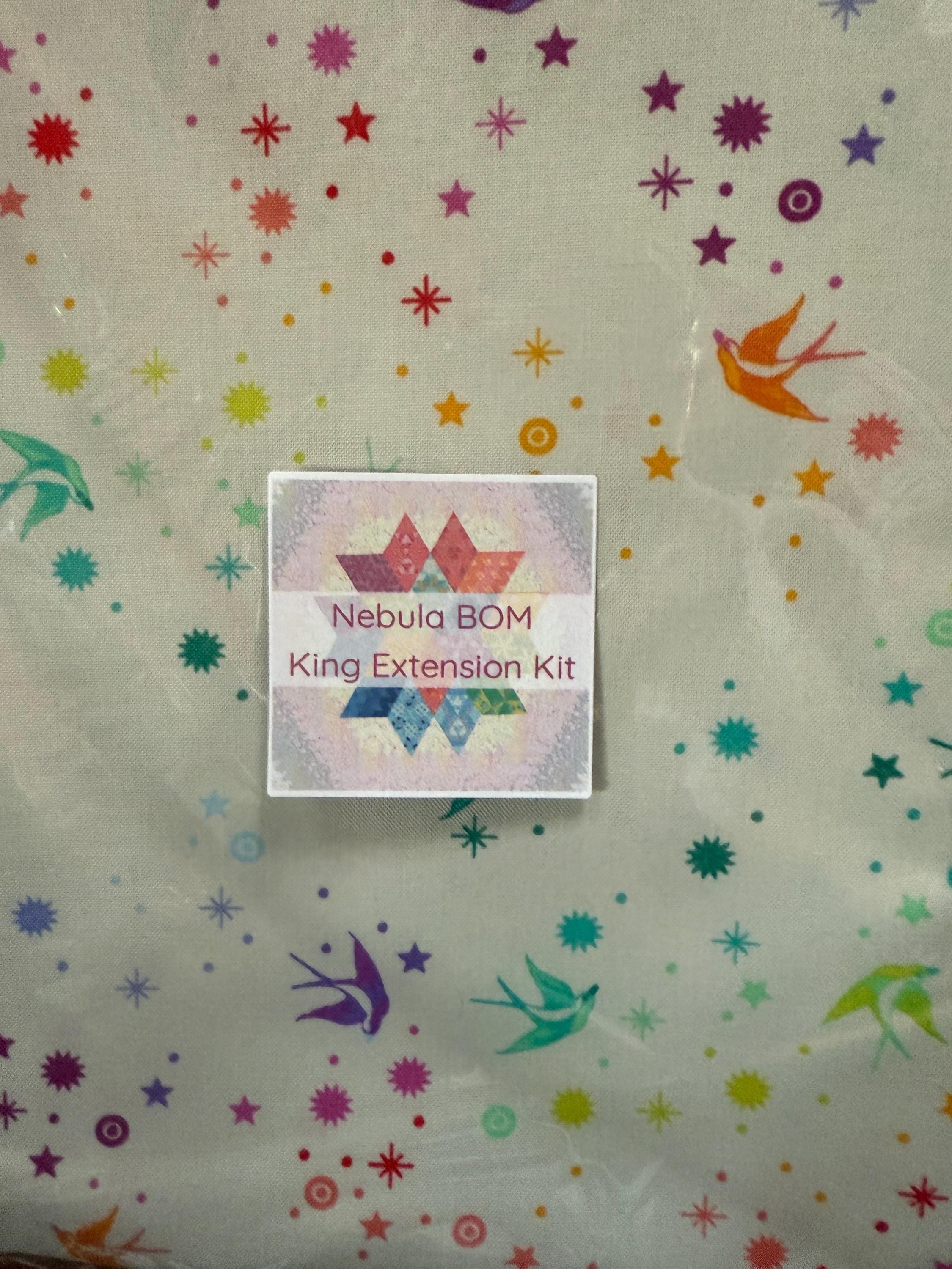 Tula Pink Nebula Block of the Month Kit With King Extention and Rulers ...