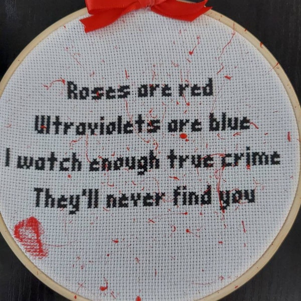 Poem Cross Stitch - Etsy