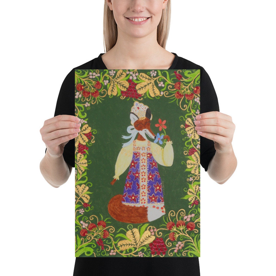 Lisa Patrikeyevna Russian Slavic Fairytale Folklore Fox Photo Paper ...