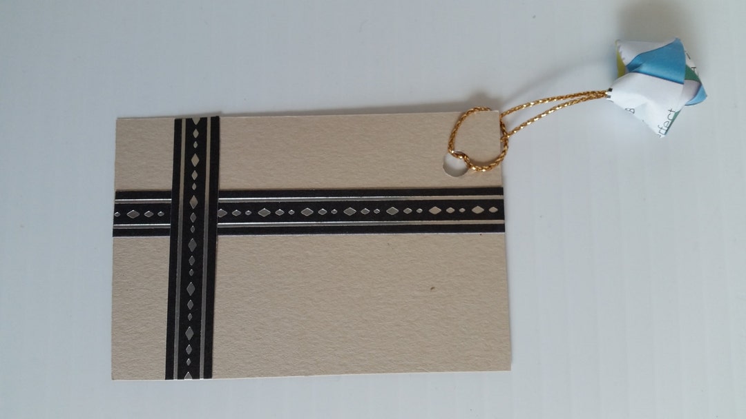 Flat Gift Tags for Any Occasion With Origami Star Pack of 10 - Etsy