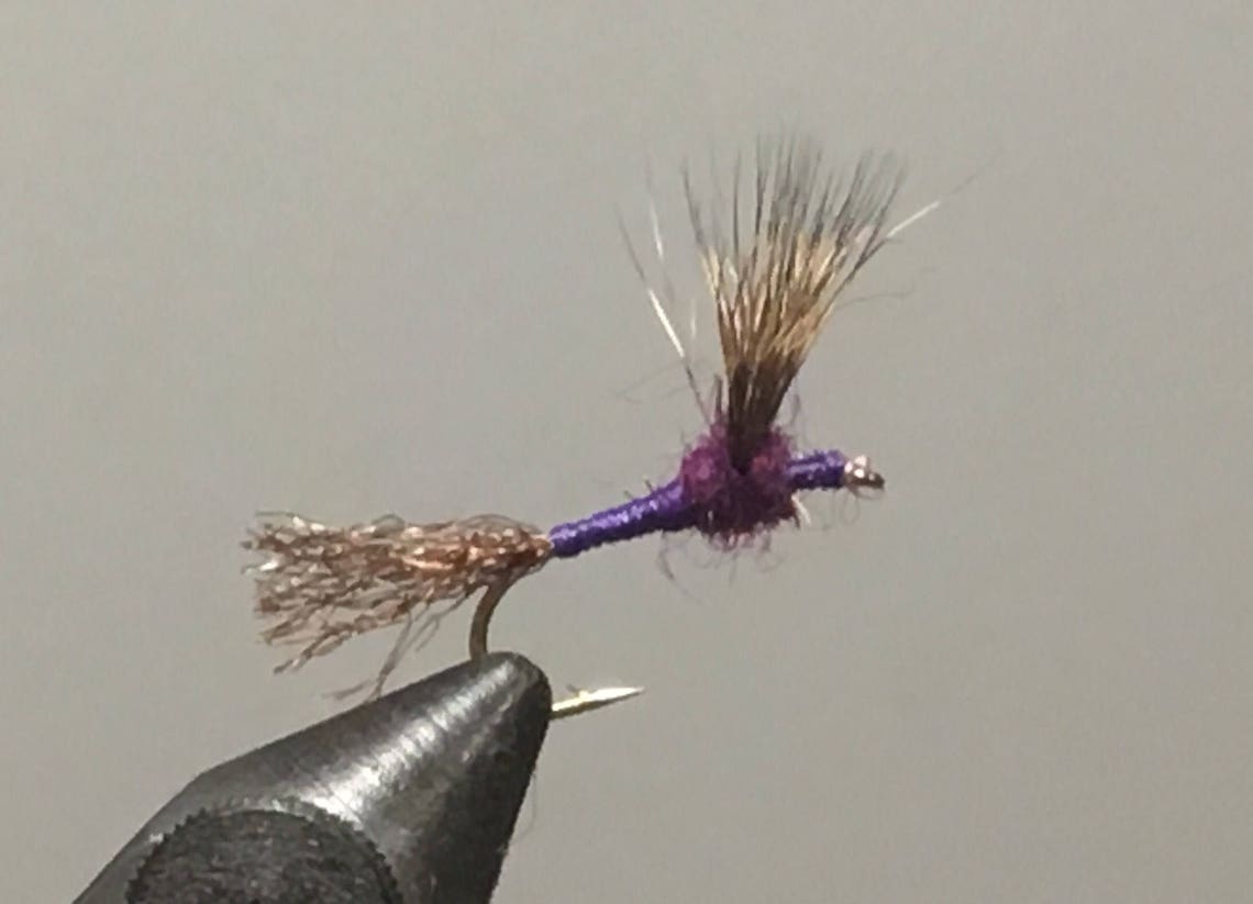 Purple Haze Sparkle Dun Dry Fly - Etsy