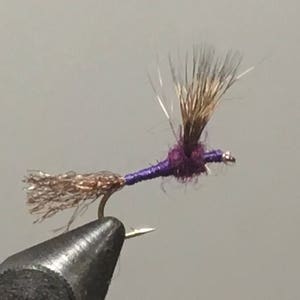Purple Haze Sparkle Dun Dry Fly - Etsy