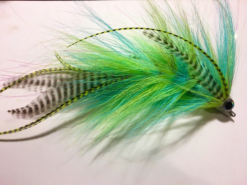 Musky Flies T Bone Variation Large Pike and Muskie Fly - Etsy Australia
