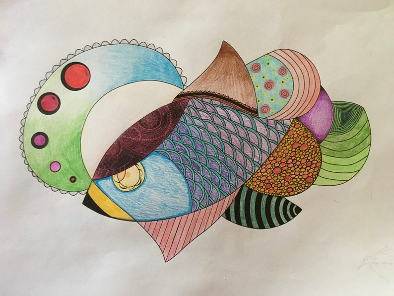 Zentangle Coloring Page Digital Download Bubbles - Etsy Canada