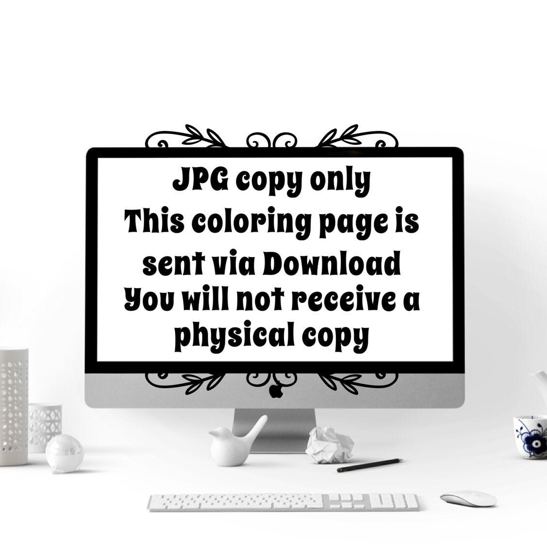 Zentangle Coloring Page Digital Download Keisha - Etsy