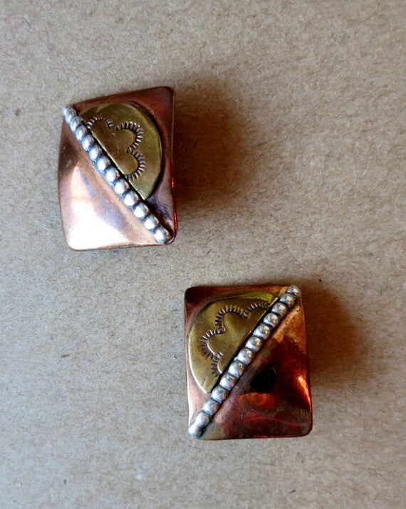 Sterling Silver Earrings, Handmade, Signed, Stamped S… - Gem