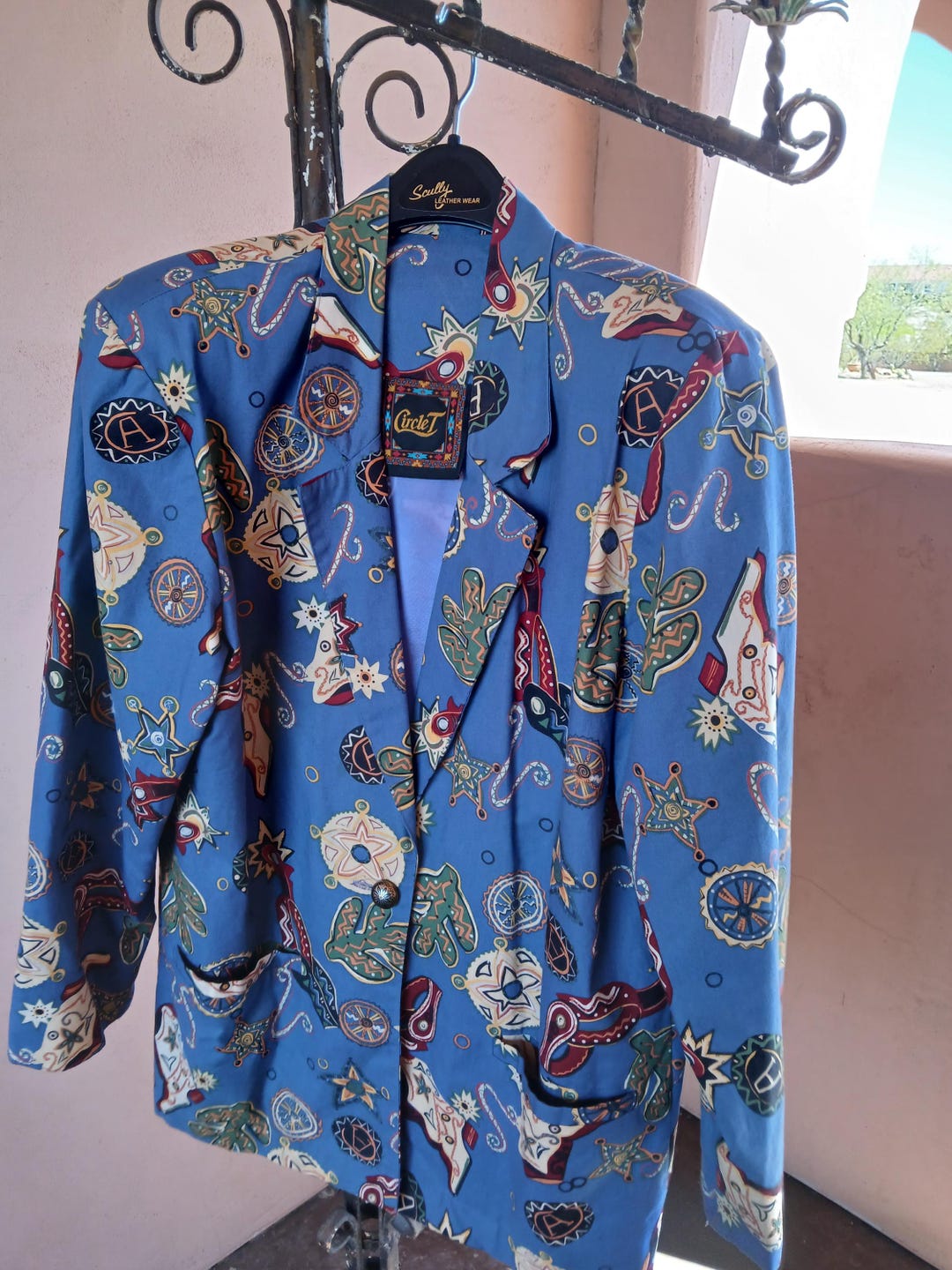 CIRCLE T BLAZER JACKET, Made in U S A, Excellent, Size M - Etsy