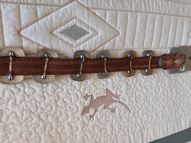 Fancy Bling Cowgirl Concho Belt, Hair-on Cowhide, 32-34". - Etsy