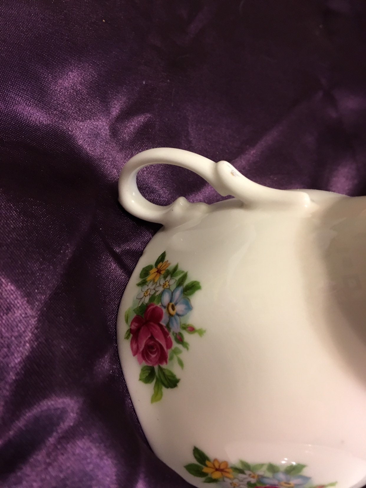 Springfield Bone China Engand Rose Teacup and Saucer Vintage - Etsy