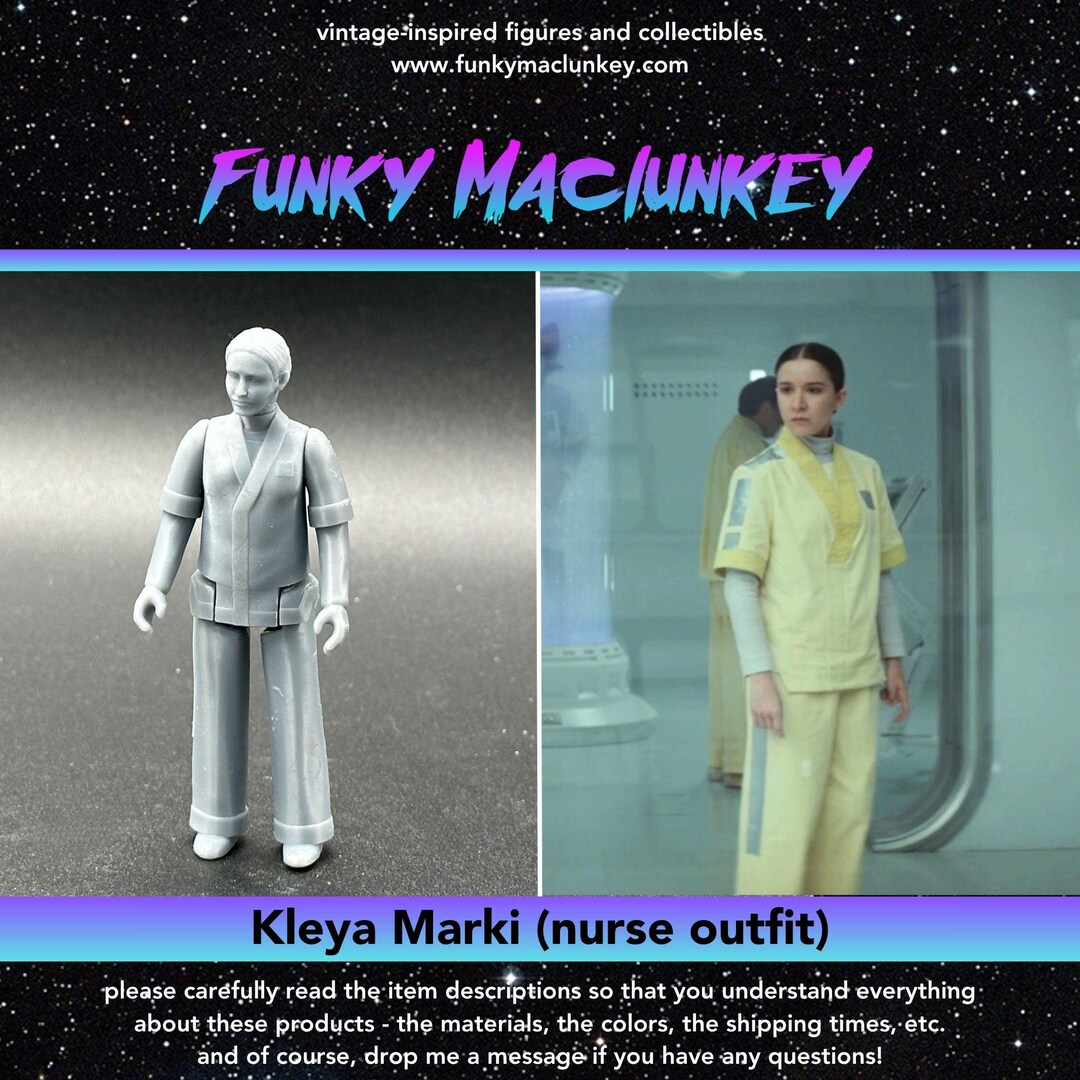 Vintage-style Star Wars Custom Kleya Marki (nurse) Action Figure - Etsy