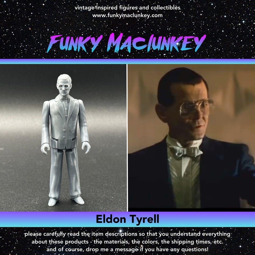 Vintage-style Blade Runner Eldon Tyrell Action Figure - Etsy