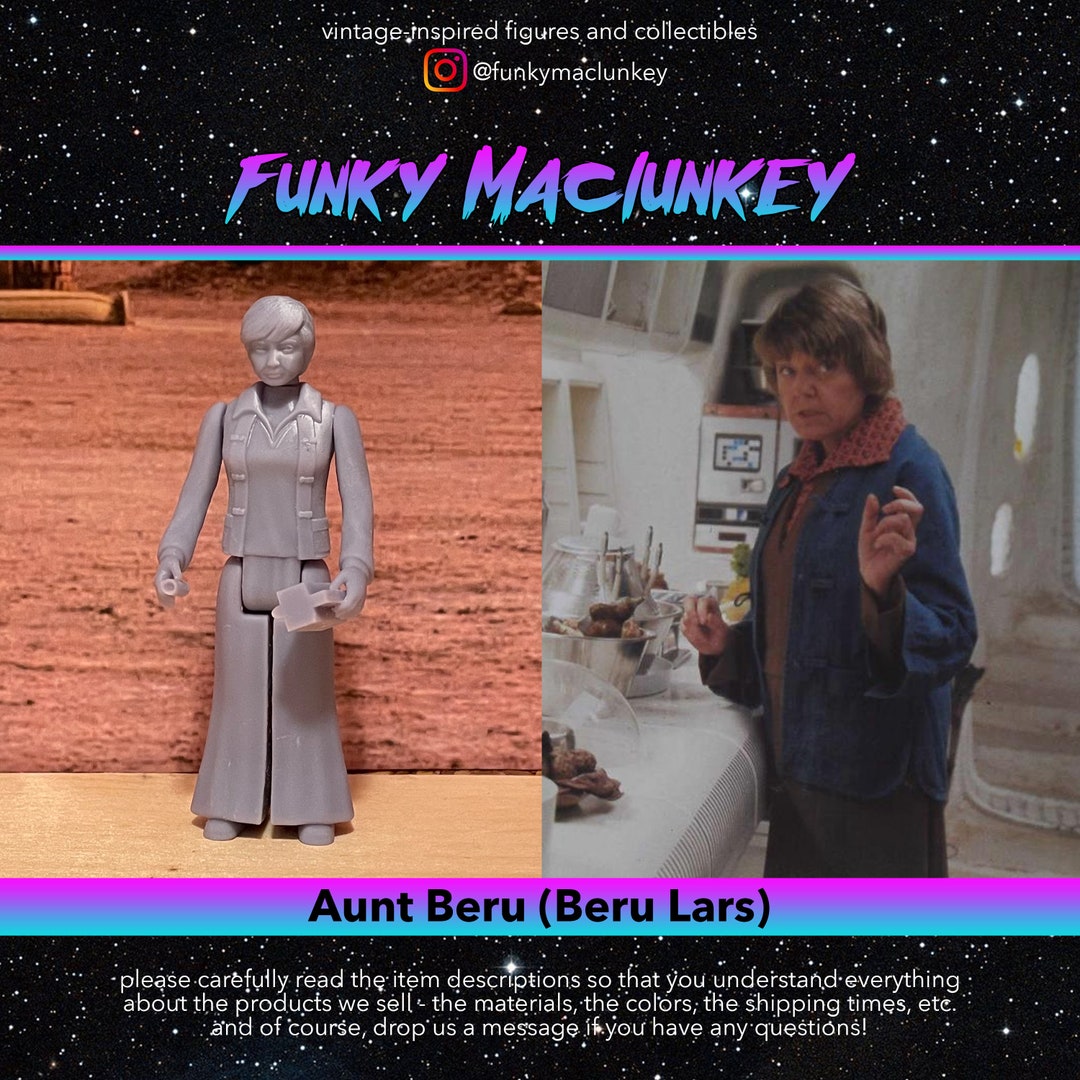 Vintage-style Star Wars Custom Beru Lars aunt Beru Action Figure - Etsy