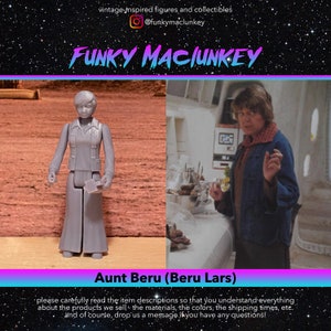 Vintage-style Star Wars Custom Beru Lars aunt Beru Action Figure - Etsy