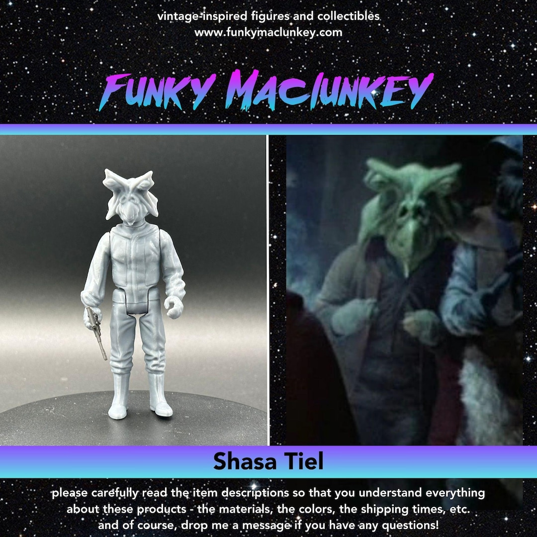 Vintage-style Star Wars Shasa Tiel (jabba's Palace) Action Figure - Etsy